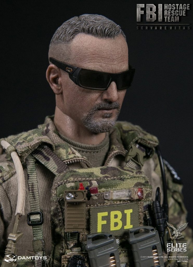 DAM 78042 DAM Toys FBI HRT Agent Hostage Rescue Team 1/6 Boxed Figure ...