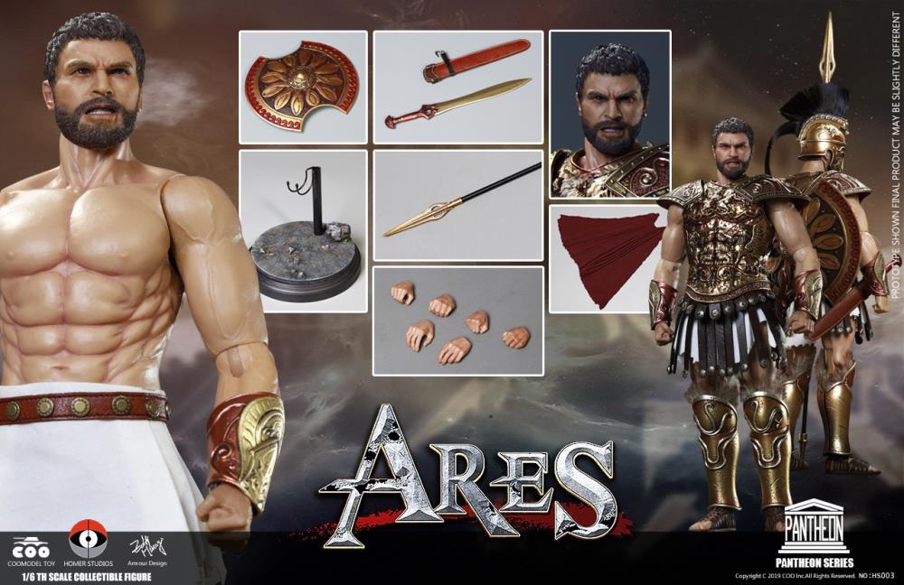 Pantheon Ares (God of War) 1/6 Scale Figure BY COO MODEL · Fairway Hobbies
