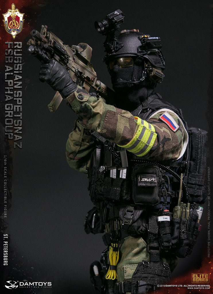 IN Stock DAMTOYS RUSSIAN SPETSNAZ FSB ALPHA GROUP ST. PETERSBURG 1/6 ...