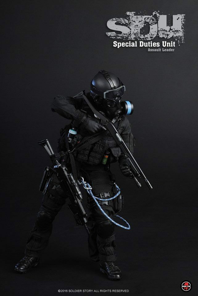 Soldier Story 1/6 Scale 12" Special Duties Unit Assault Leader Figure ...