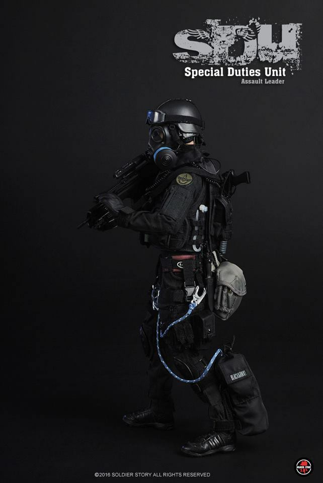 Soldier Story 1/6 Scale 12" Special Duties Unit Assault Leader Figure ...