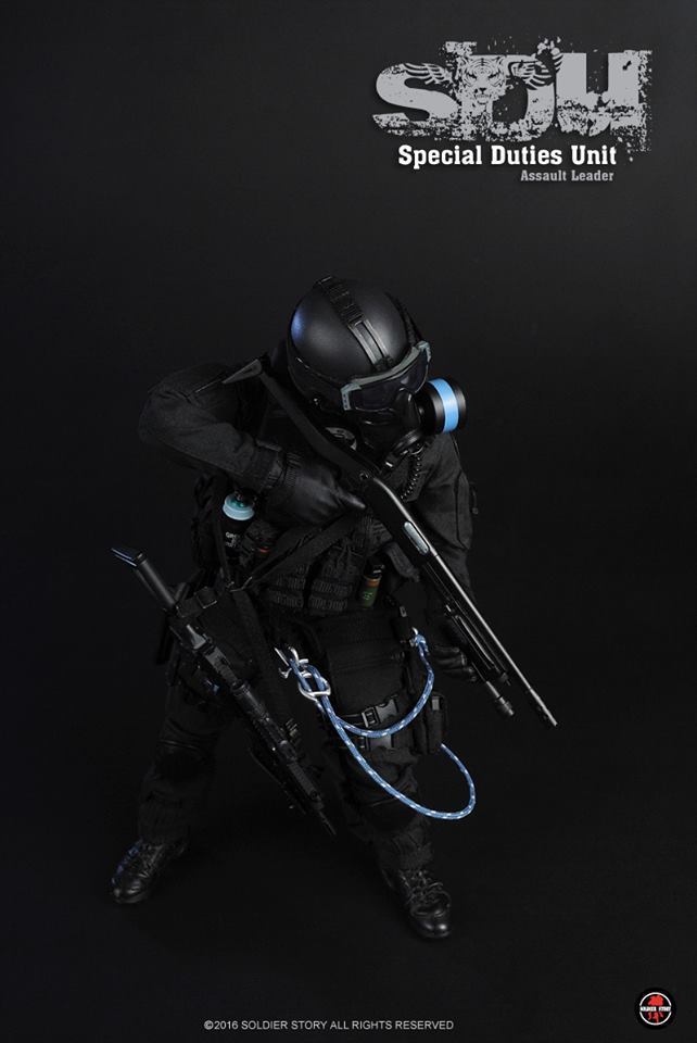 Soldier Story 1/6 Scale 12" Special Duties Unit Assault Leader Figure ...