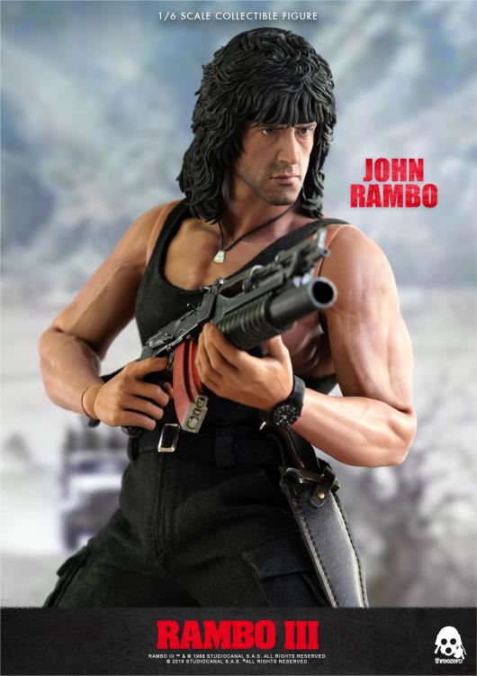 Rambo III John Rambo 1/6 Scale Collectible Figure BY THREEZERO ...